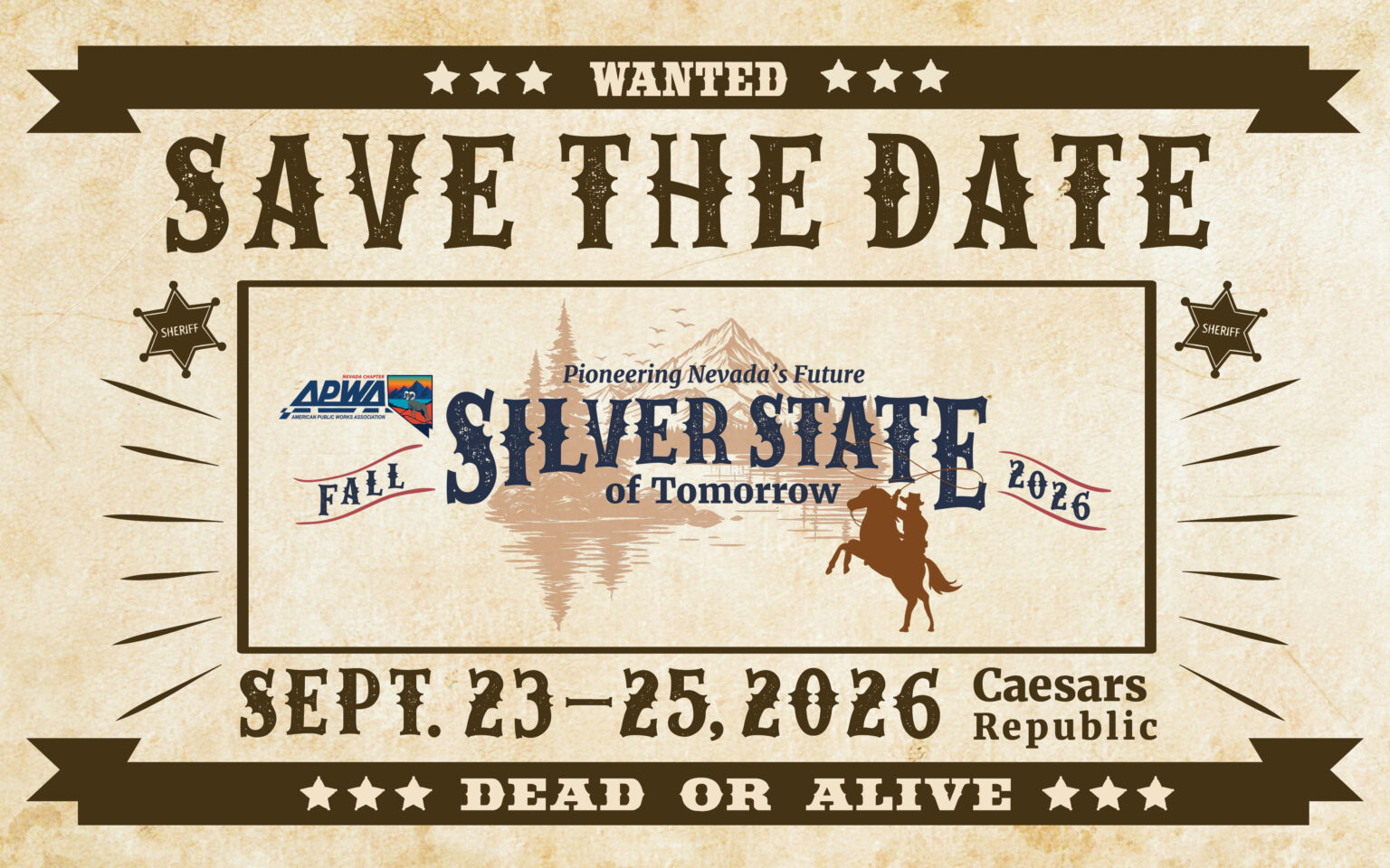 2026 Fall Conference —– Save The Date – APWA Nevada Chapter